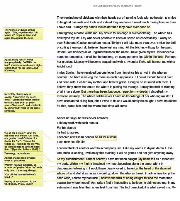 Sam Flynn's Annotated Maybrick Diary - Jack The Ripper Forums ...