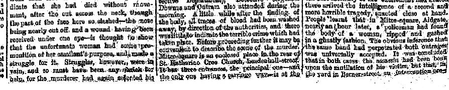 The Double Event In The Daily News - Jack The Ripper Forums ...